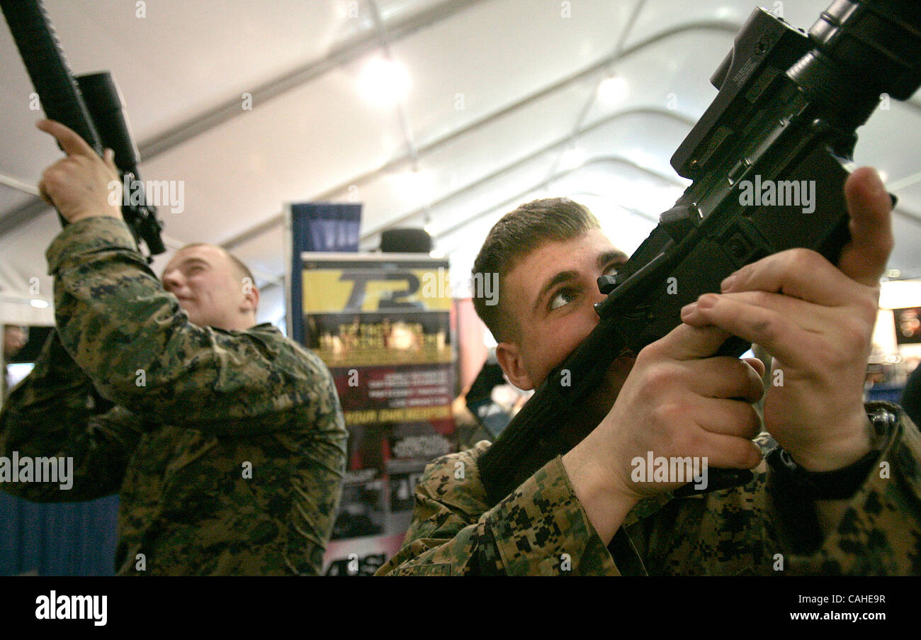 Camp Pendleton, CA January 16, 2008 Lcpl. DAVID CROUSE(cq), left, and ...
