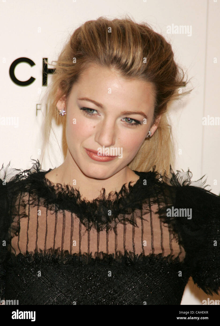 Jan 16, 2008 - New York, NY, USA - Actress BLAKE LIVELY at the Chanel ...