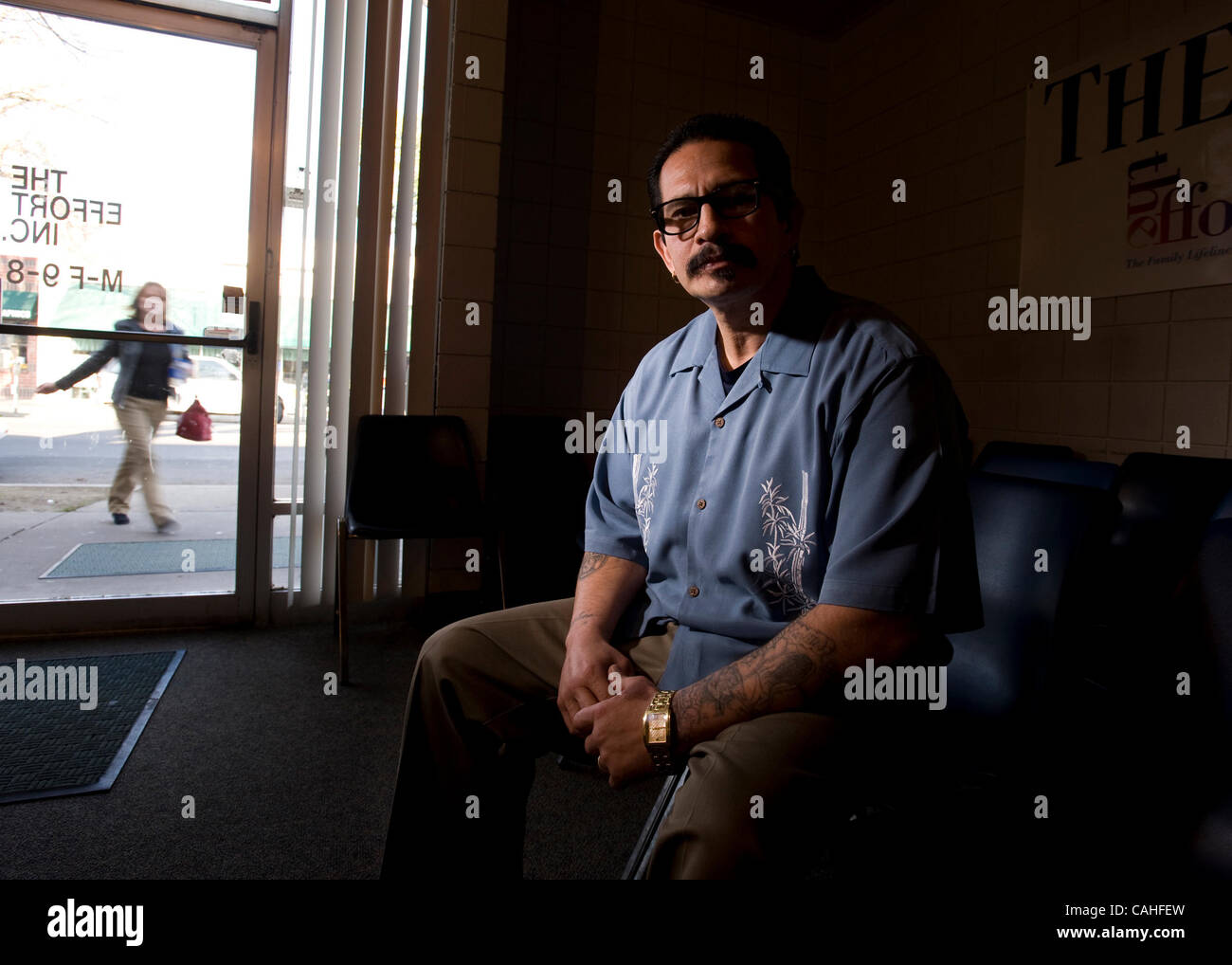 Richard Trino Savala (cq), a Sacramento gang counselor who works at the ...
