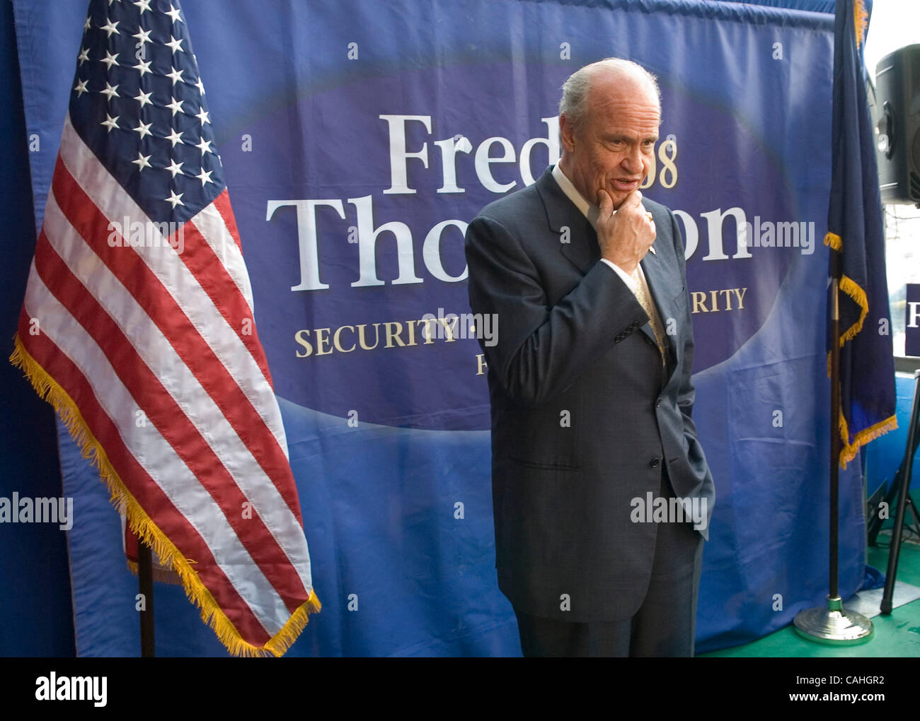 Republican presidential candidate former Tennessee Senator Fred ...