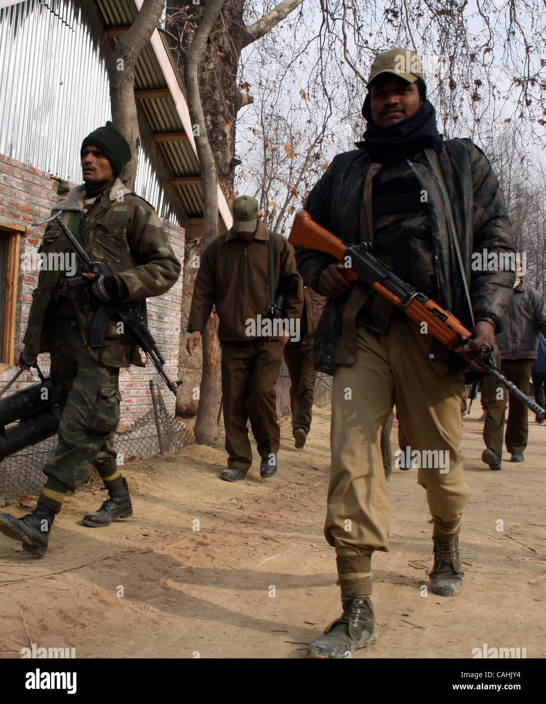 Indian soldiers patrol hi-res stock photography and images - Alamy