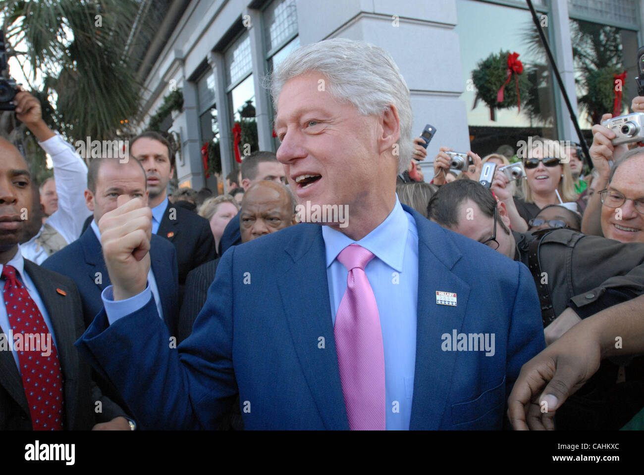 Dec. 8, 2007 - Charleston, South Carolina, USA - Former President BILL ...