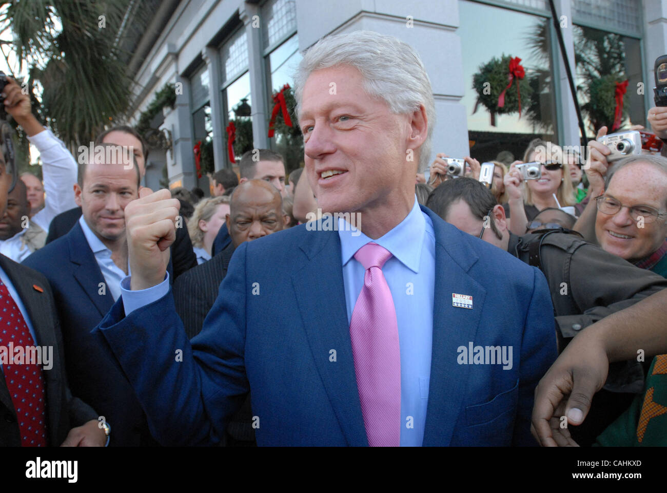 Dec. 8, 2007 - Charleston, South Carolina, USA - Former President BILL ...