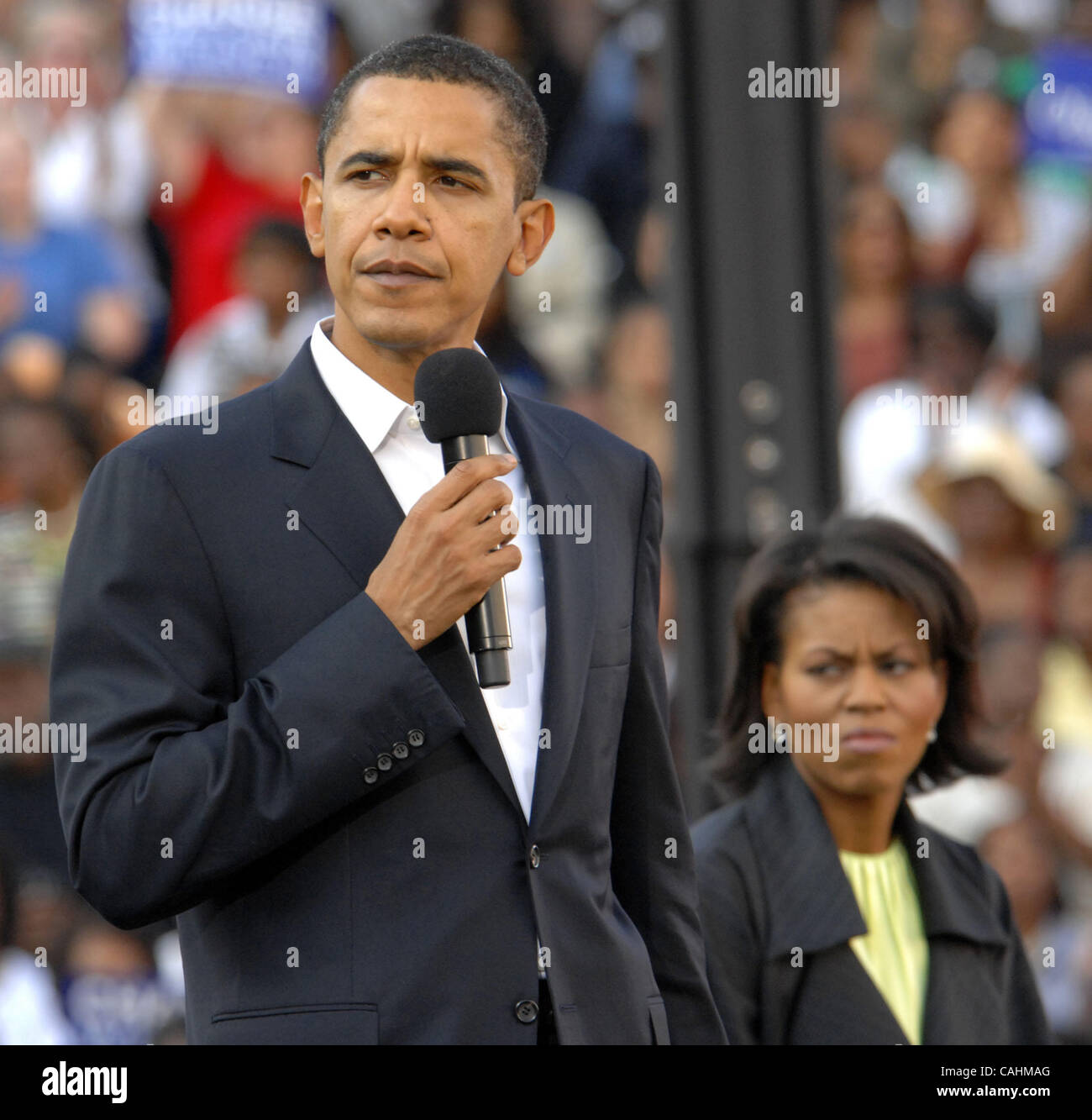Michelle barack obama 2007 hi-res stock photography and images - Alamy