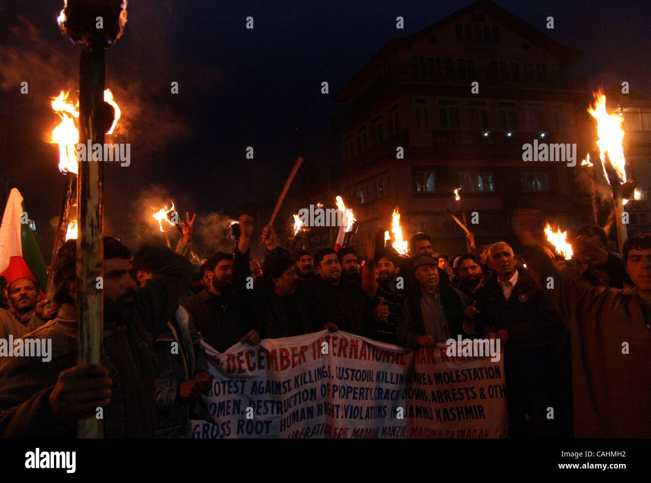 Activists of Jammu Kashmir Liberation Front shout pro-freedom slogans ...