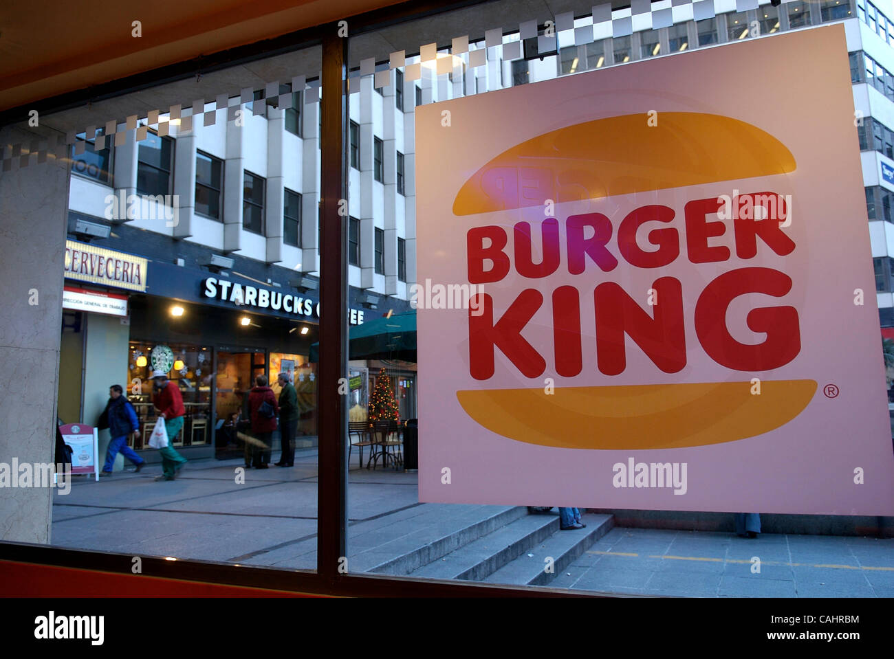 Spain burger king hi-res stock photography and images - Alamy