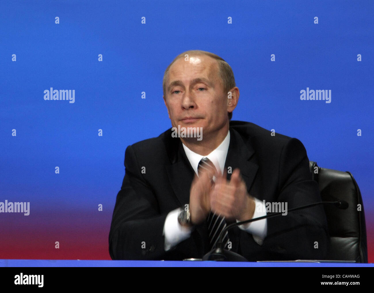 United Russia Party congress in Moscow. Vladimir Putin . United Russia ...
