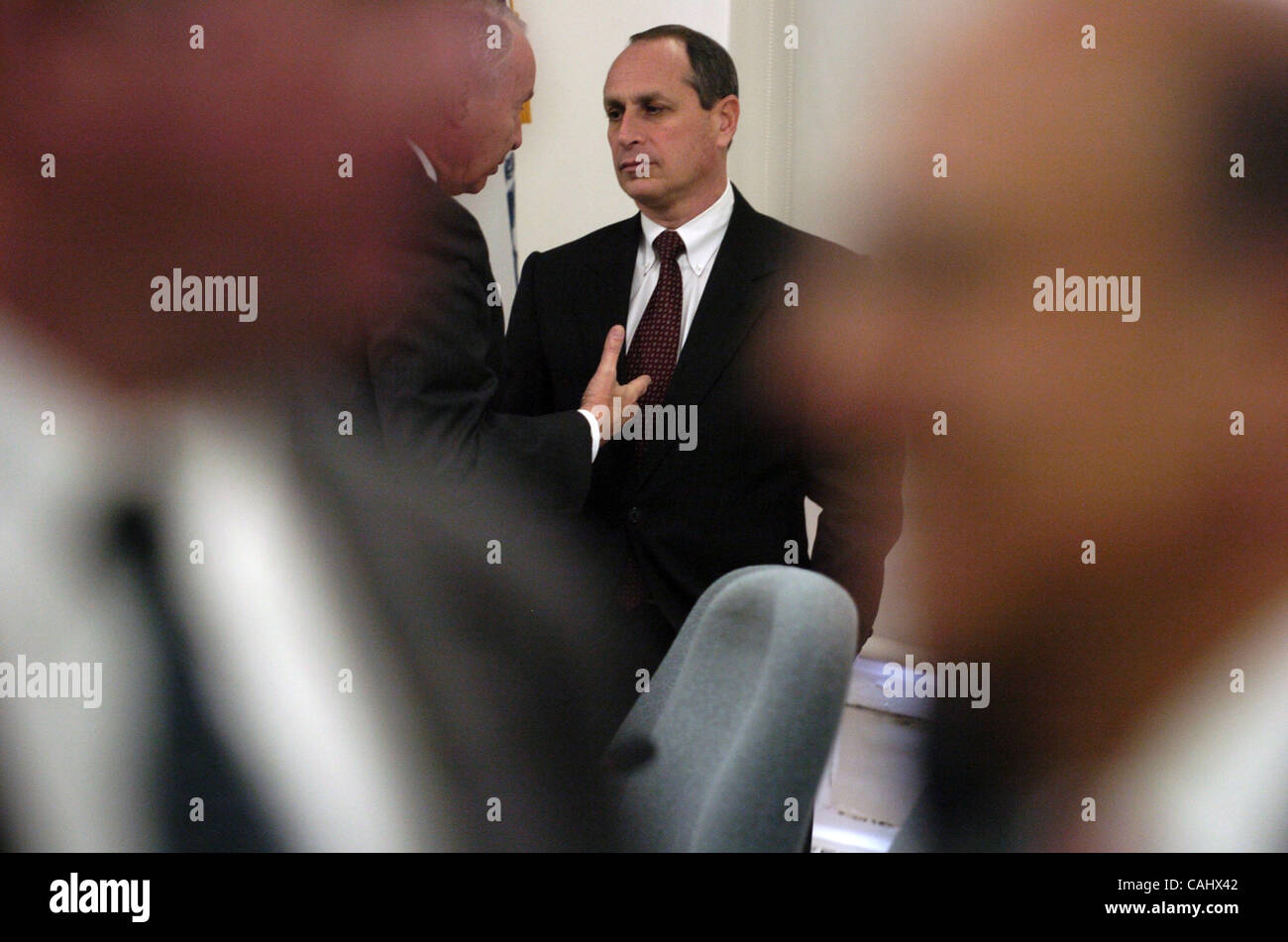 Chief Executive Officer - MTA Elliot G. Sander speaks to the press ...