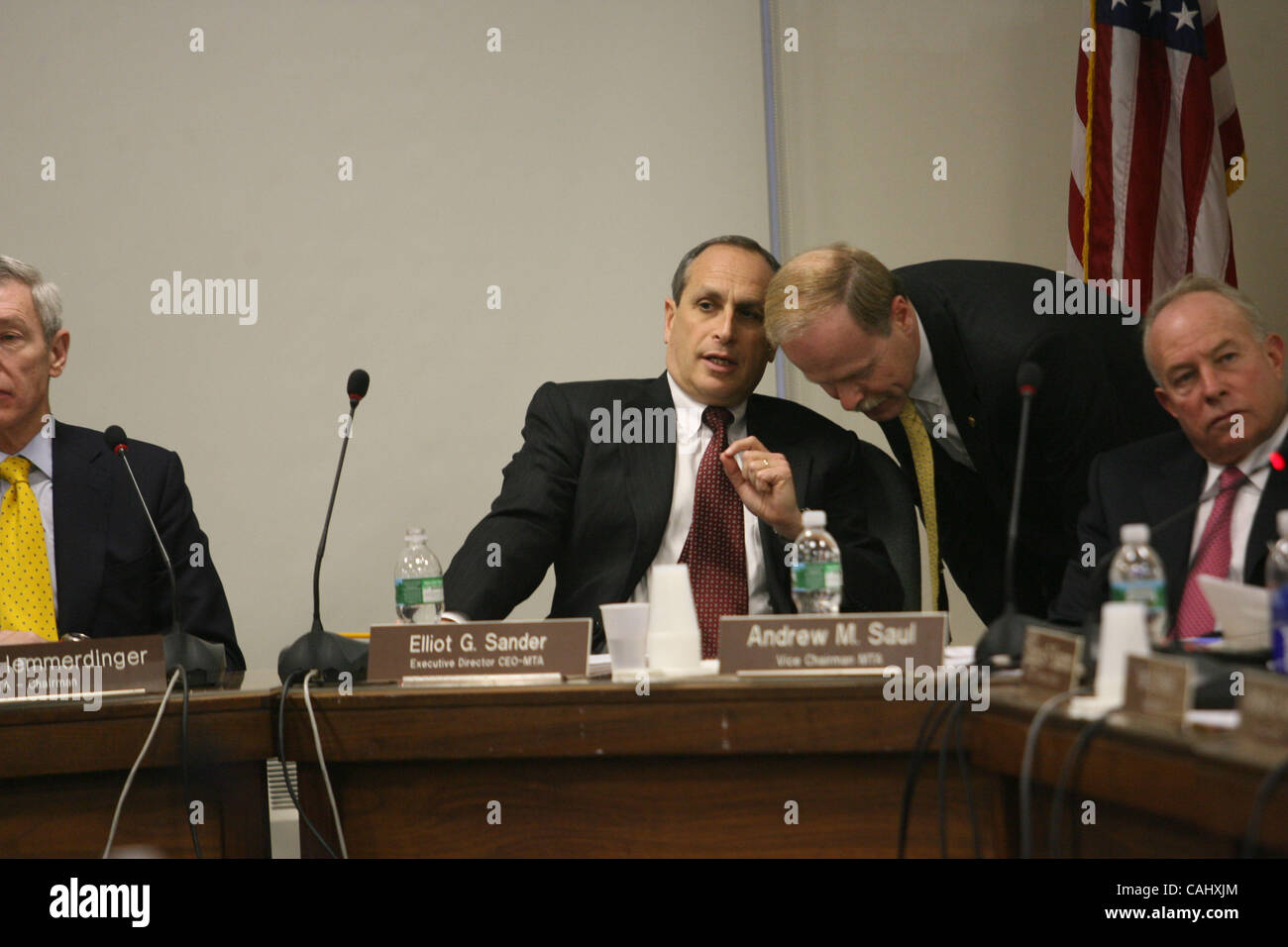 MTA CEO Elliot Sander during MTA Board meeting that was approved the ...