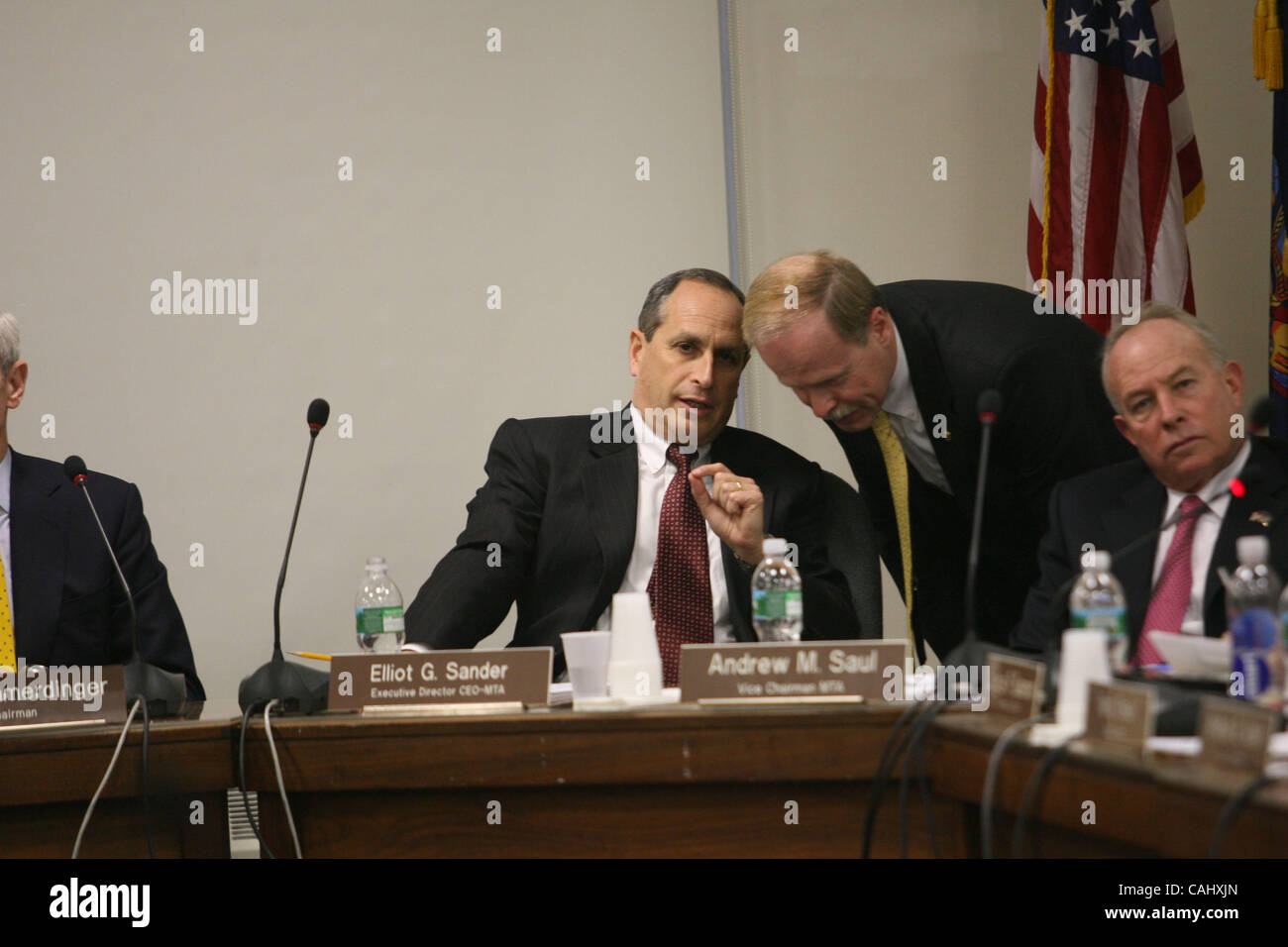 MTA CEO Elliot Sander during MTA Board meeting that was approved the ...