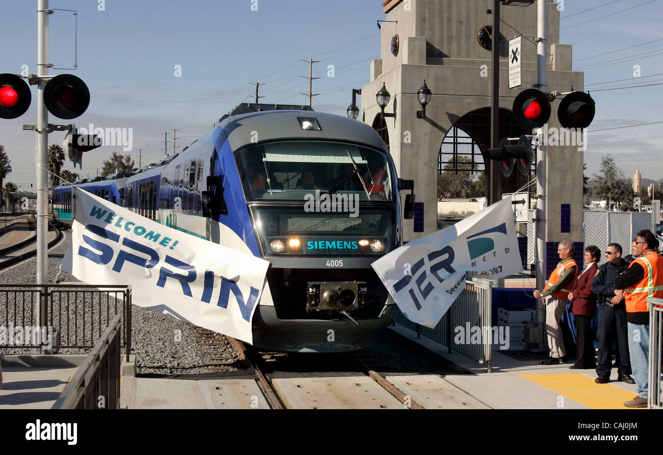 December 28, 2007, Escondido, California, USA The first Sprinter train ...