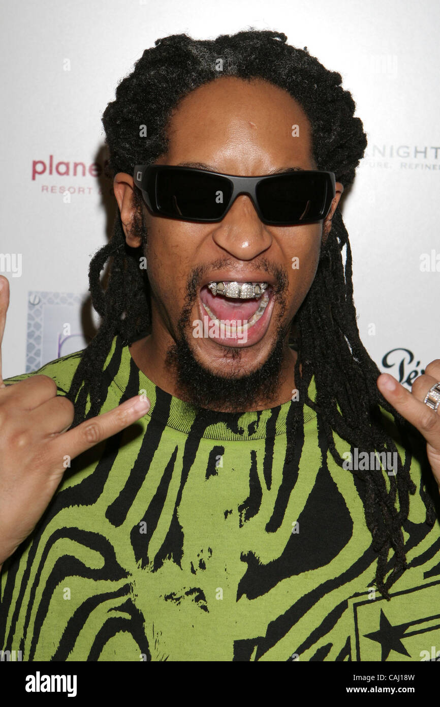 Rapper L'IL JOHN at Avril Lavigne's New Years Celebration Party at ...