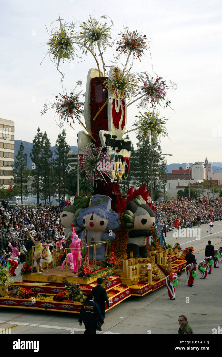 Jan 01, 2008 - Pasadena, CA, USA - A float that paid tribute to the ...