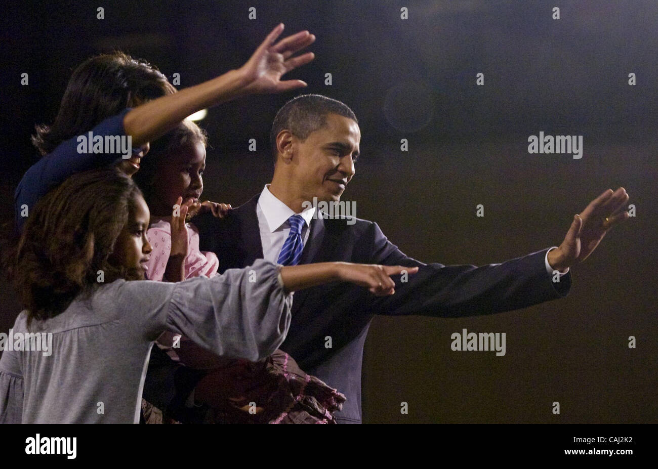 Barack and michelle obama 2008 hi-res stock photography and images - Alamy