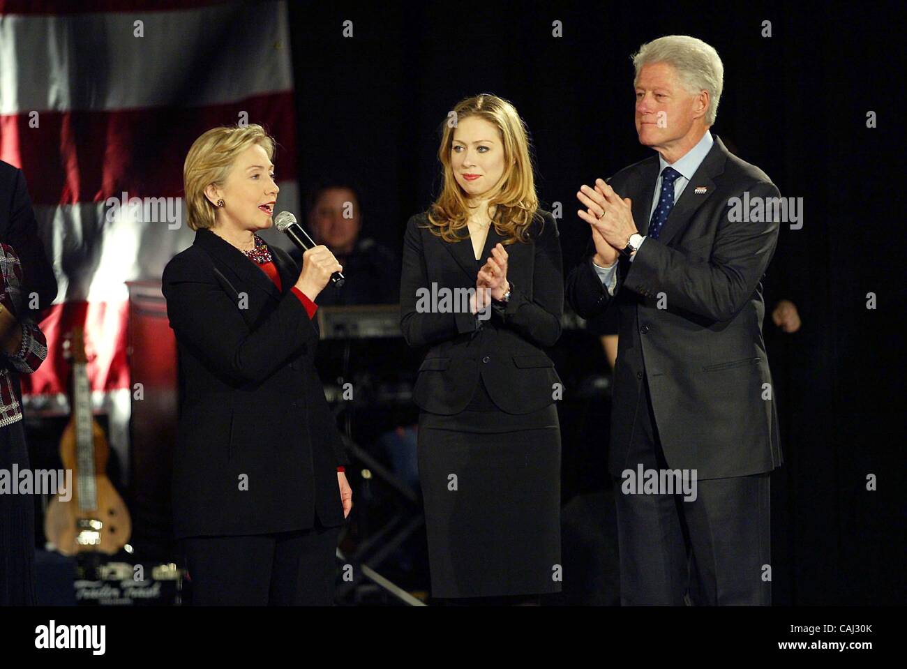 Jan. 4, 2008 - New York, New York, U.S. - K55971TGA.SENATOR HILLARY ...