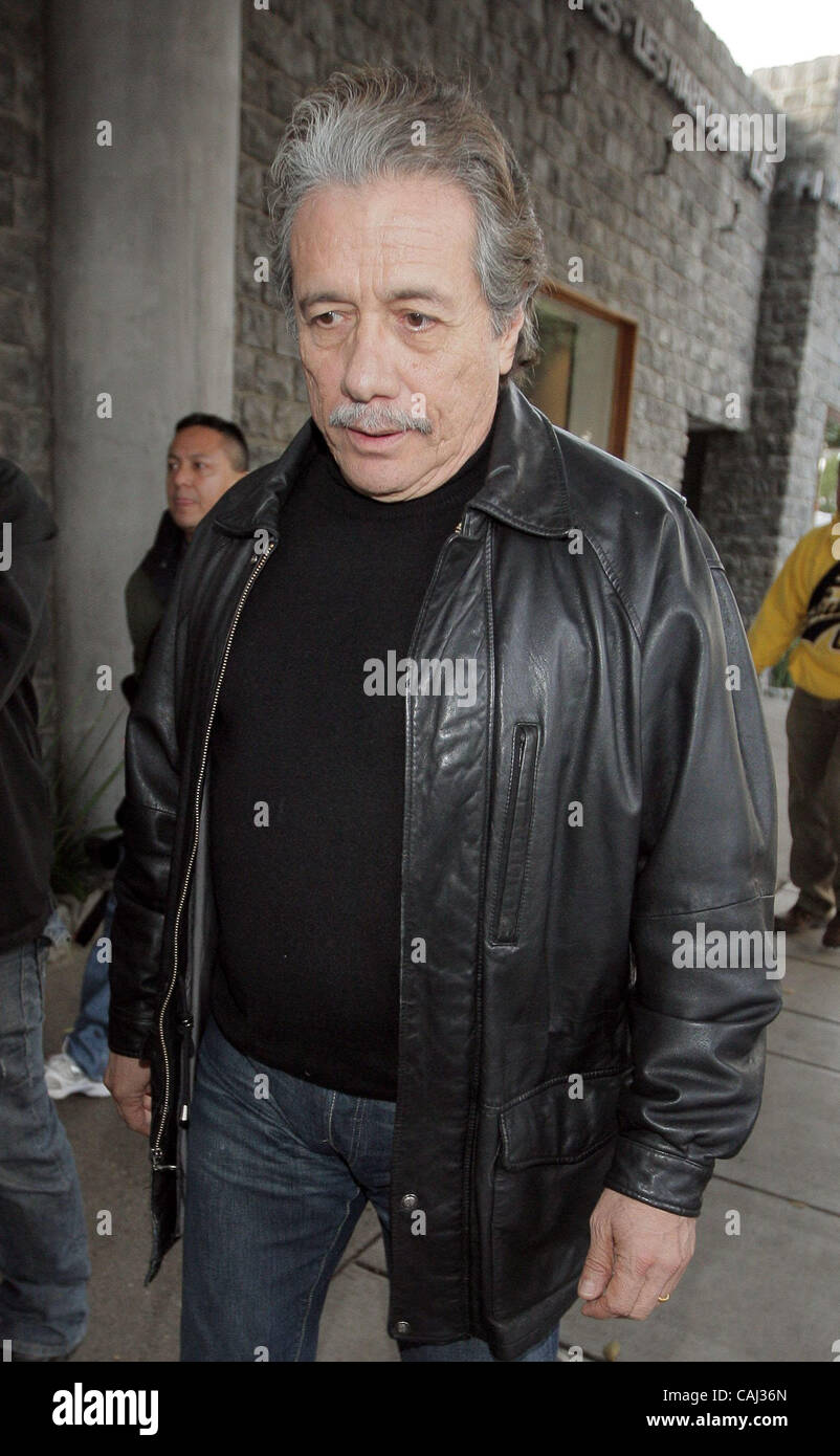 Beverly Hills, 2008-1-3 / Actor EDWARD JAMES OLMOS leaving the Ivy in ...