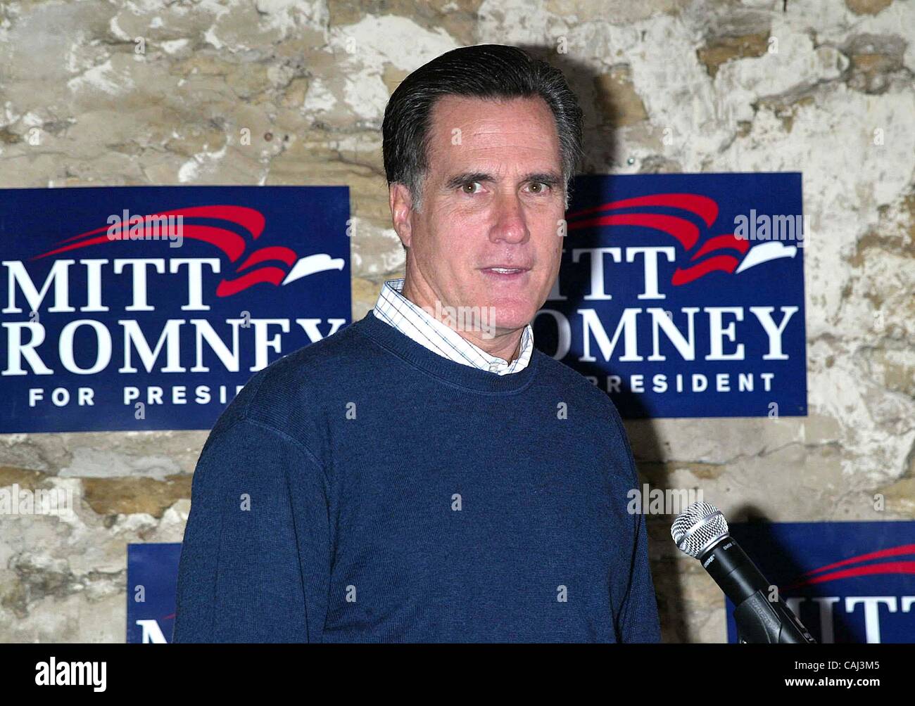 Jan. 6, 2008 - New York, New York, U.S. - K55986TGA.MITT ROMNEY ...