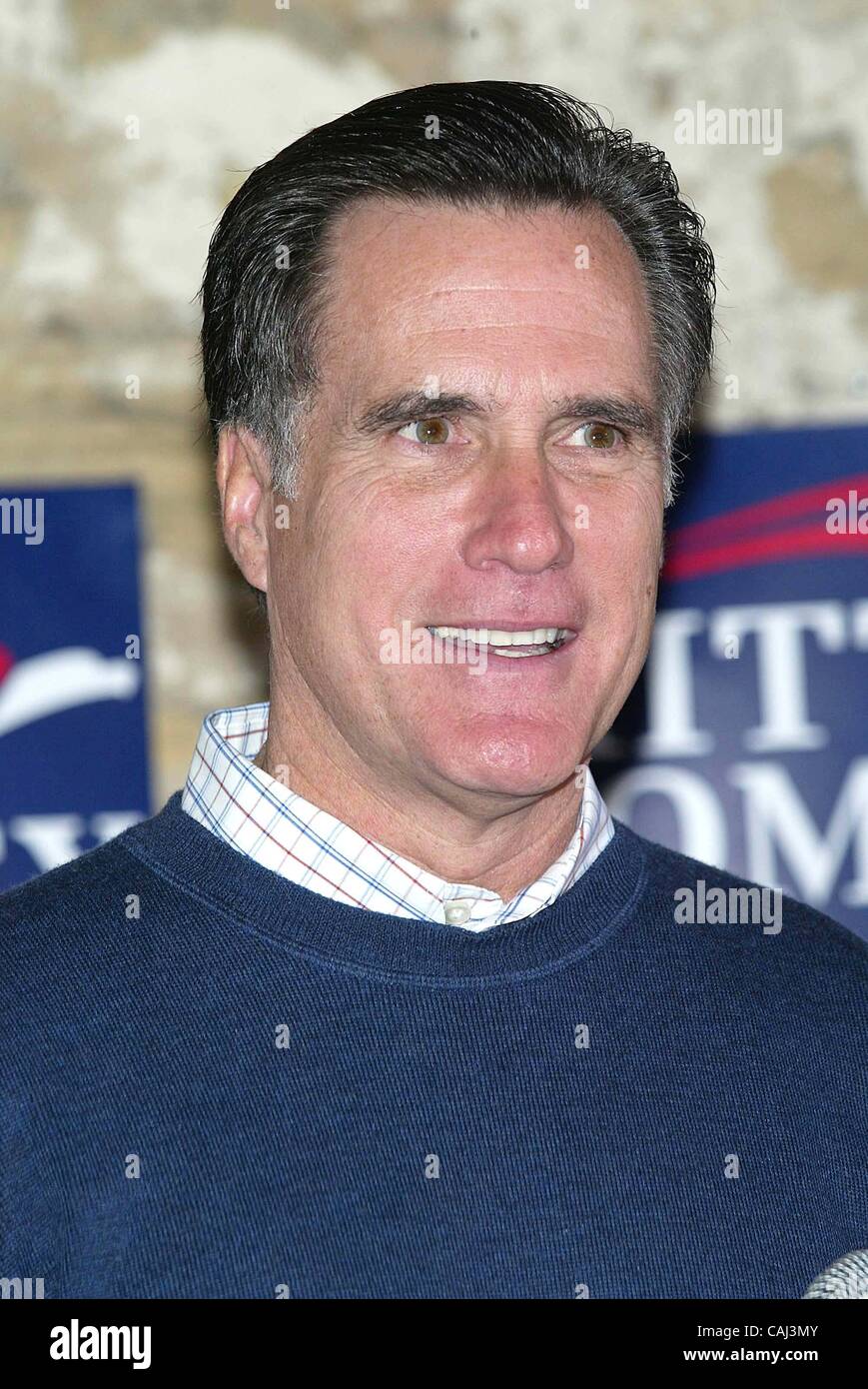 Jan. 6, 2008 - New York, New York, U.S. - K55986TGA.MITT ROMNEY ...