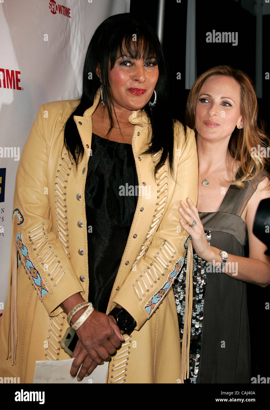 Jan 06, 2008 - West Hollywood, California, USA - Actress PAM GRIER ...