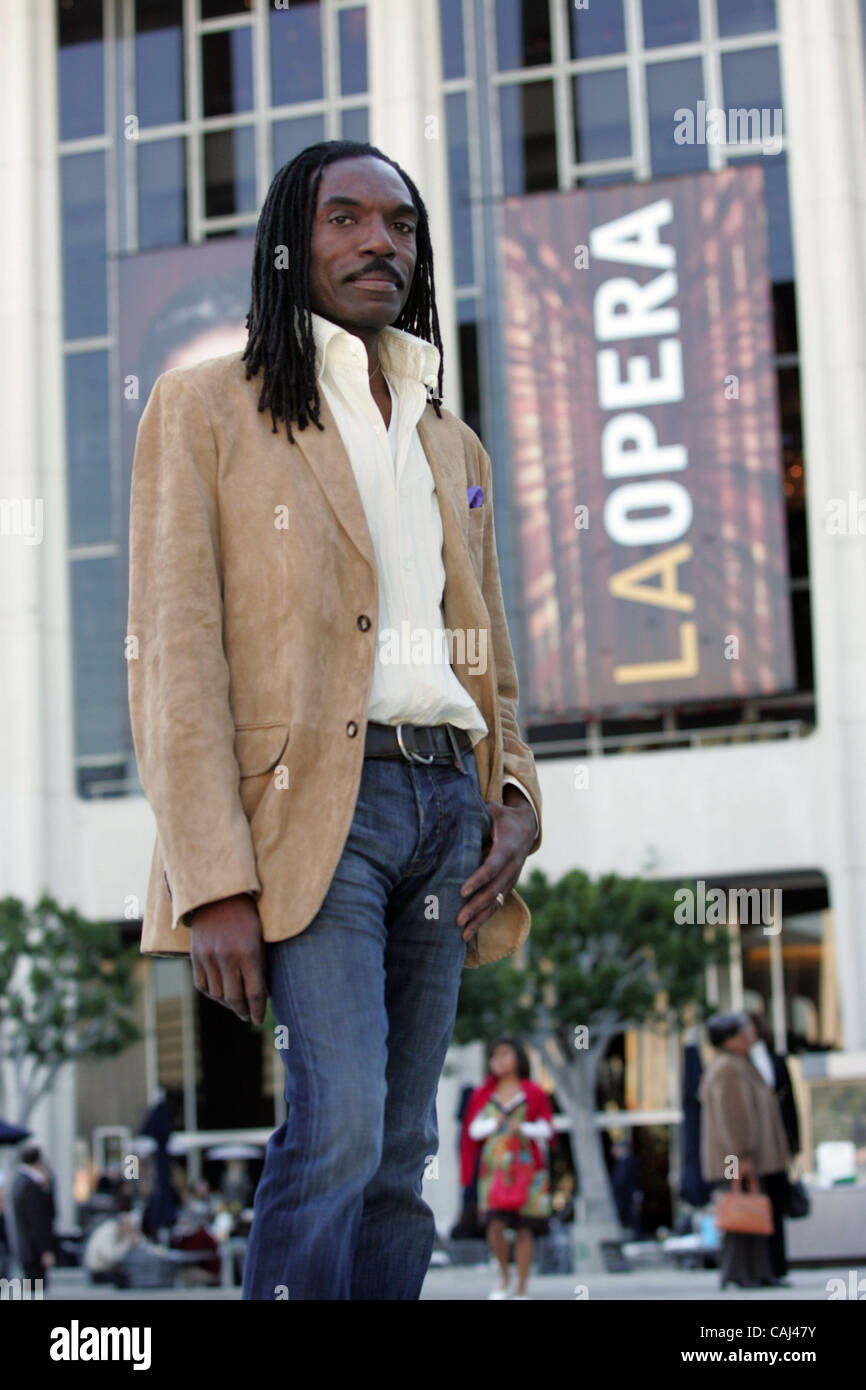 Fashion designer Kevan Hall is photographed at outside of the Dorothy ...