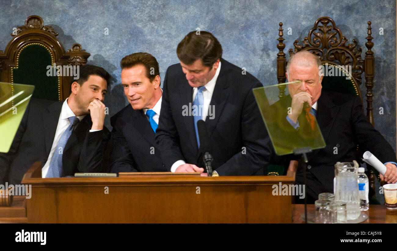 JANUARY 08 - SACRAMENTO, CA: Speaker of the Assembly, Fabian Nunez ...