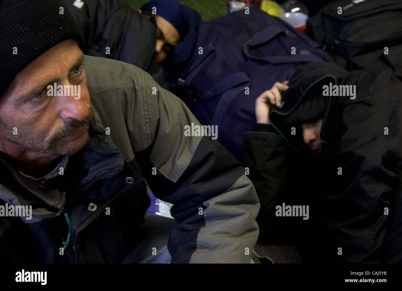 Pat McDaniel, of Phoenix arrived at the Greyhound station in Sacramento ...