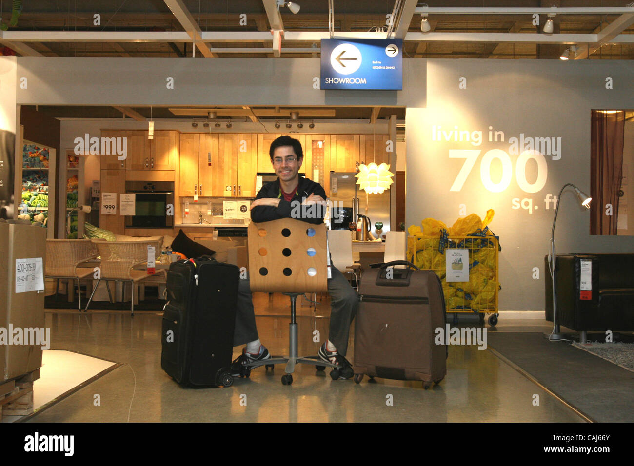 Subject: Ikea Man Lives in the Store Caption: Comedian and filmmaker ...