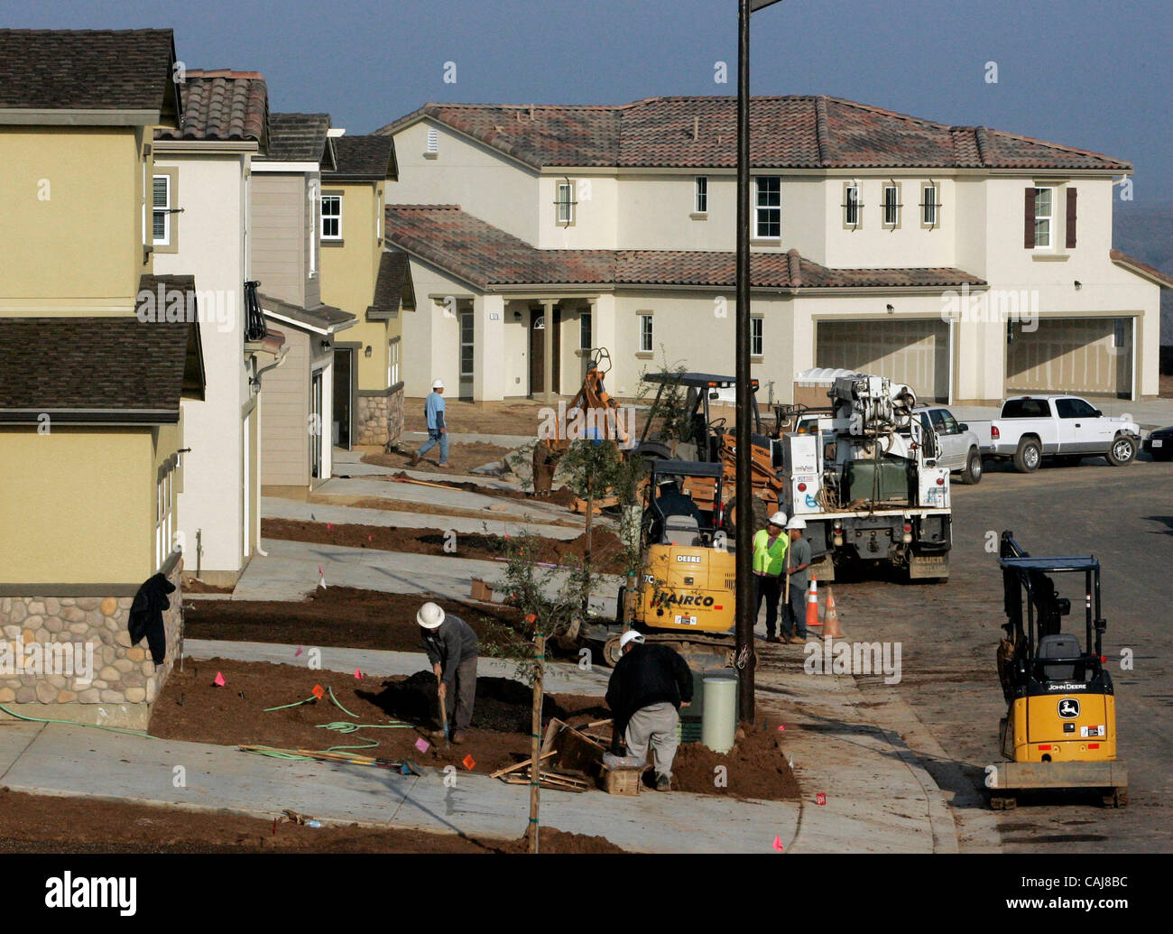 January 10th, 2008, Camp Pendleton, California, USA. Construction ...