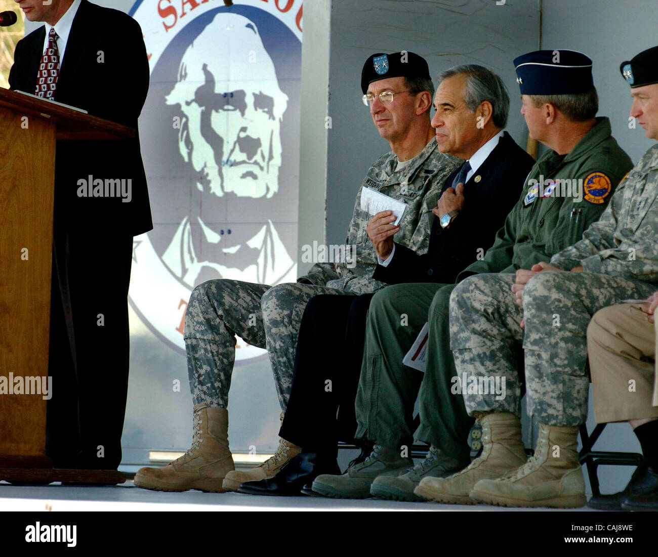 METRO MG George W. Weightman (L) and Congressman Charles A. Gonzalez(C ...