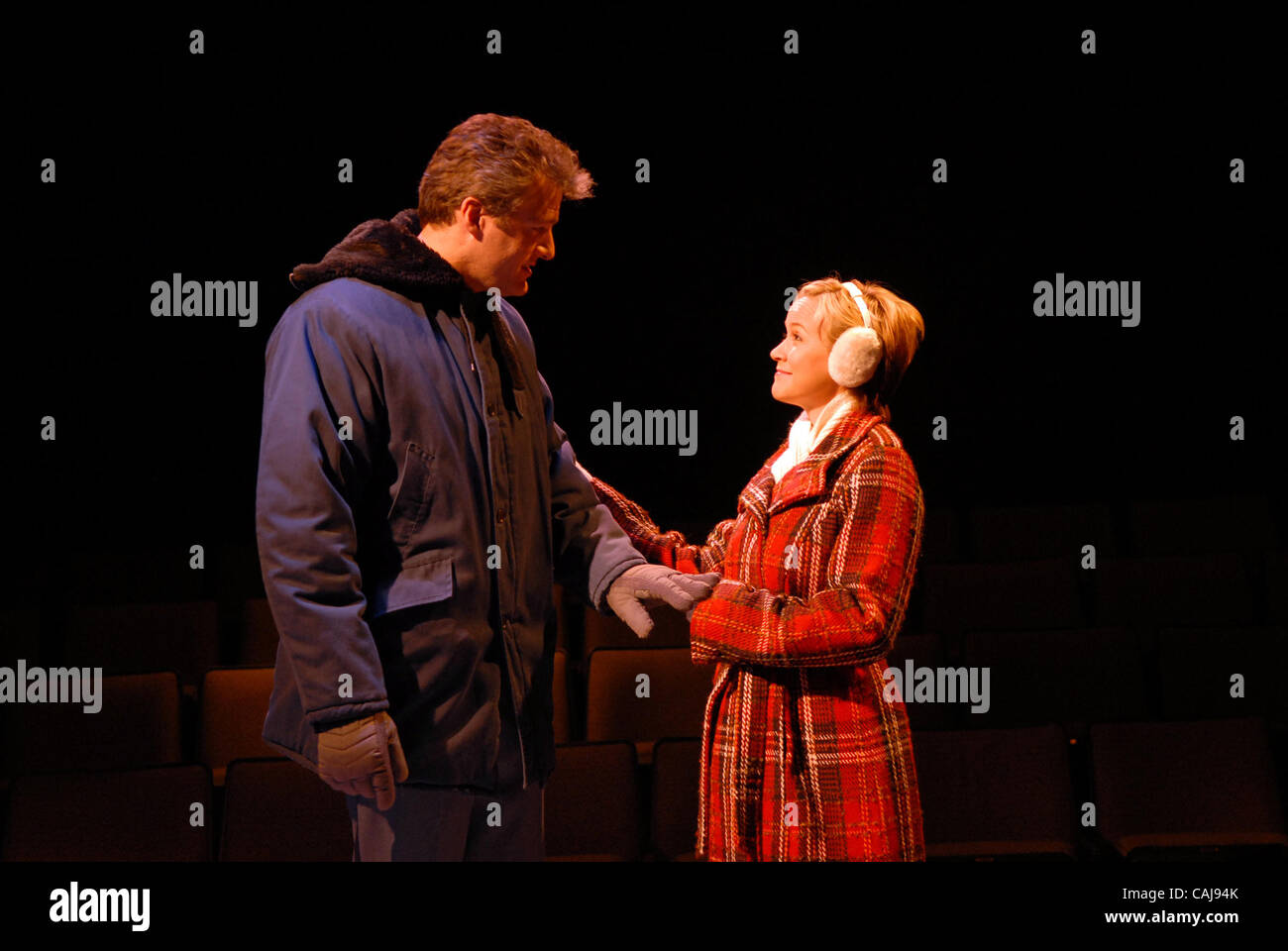Edward Watts, left, and Melissa Dye are actors in the new musical ...