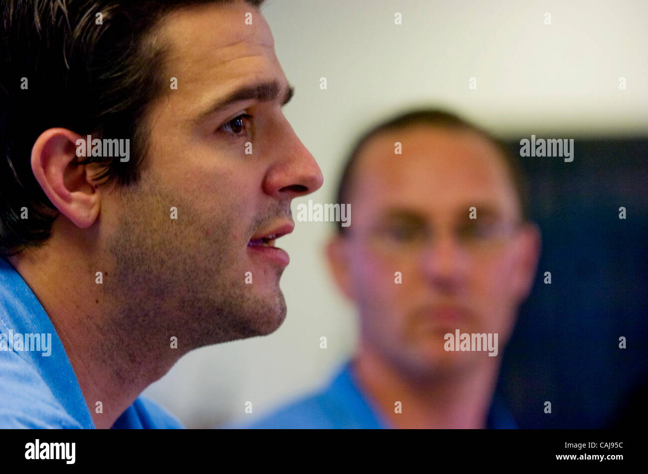 Inmate Ty Wheeler, works inside Folsom Prison, Friday Jan. 11, 2008 ...