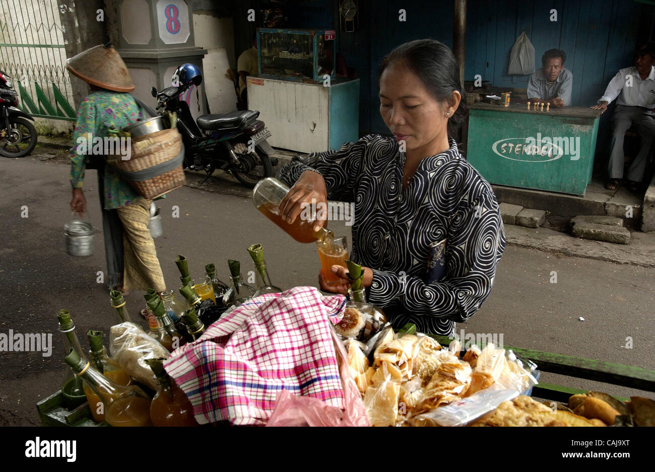 SOLO, CENTRAL JAVA, INDONESIA-JANUARY 13, 2008 A Javanese traditional ...