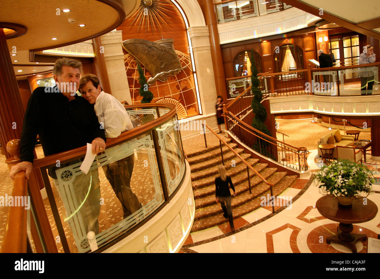 View of Queen Victoria cruise ship in New York. Deputy Mayor Robert ...