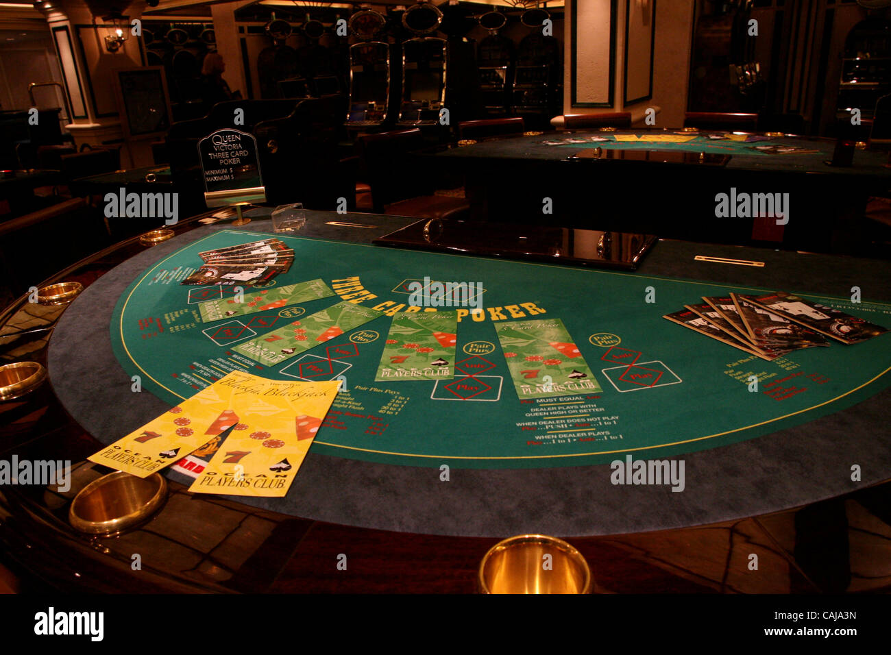 Casino at the Queen Victoria cruise ship. Deputy Mayor Robert Lieber ...