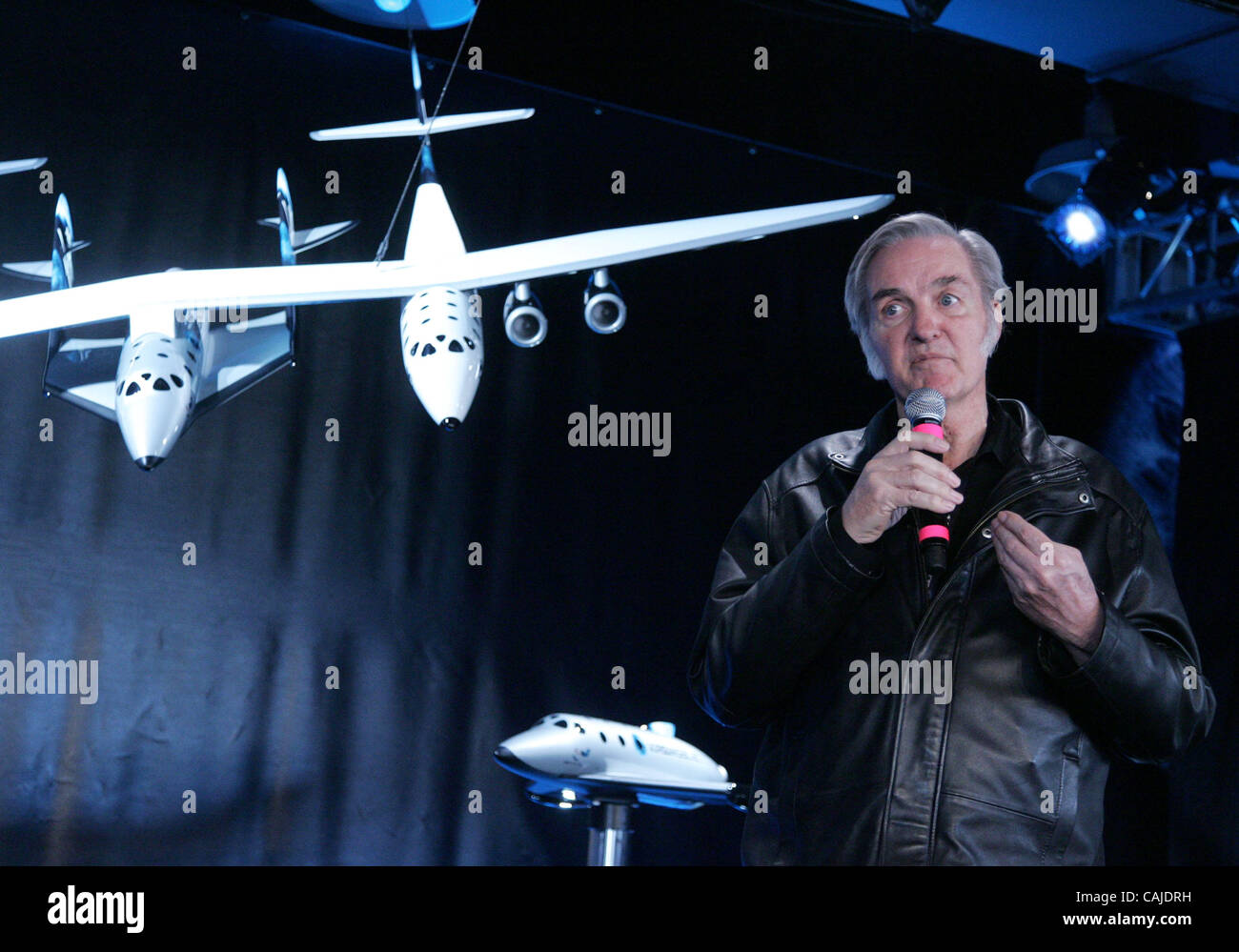 Jan 23, 2008 - New York, NY, USA - Aircraft designer BURT RUTAN unveils ...