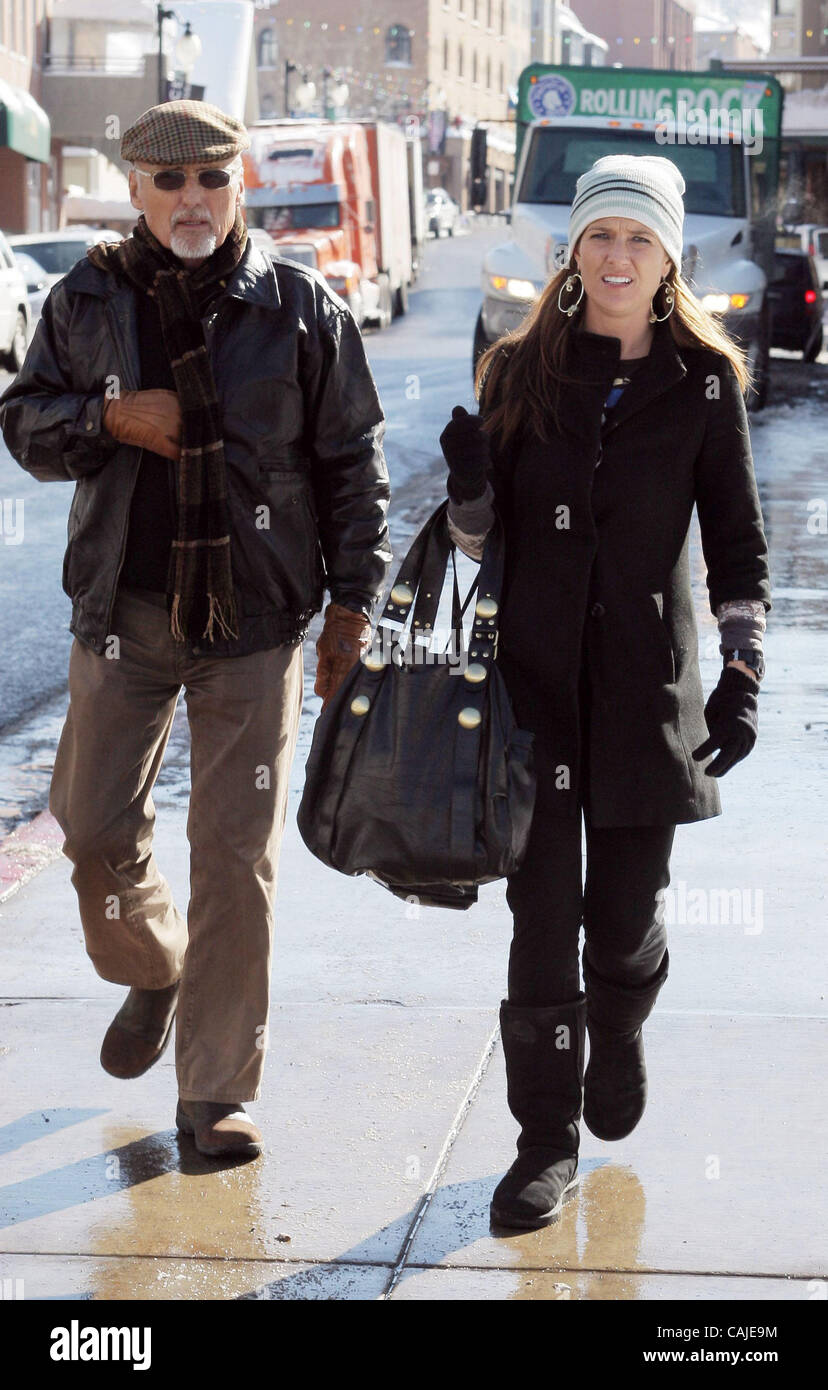 Park City, 2008-1-23 / Actor DENNIS HOPPER and his wife VICTORIA DUFFY ...