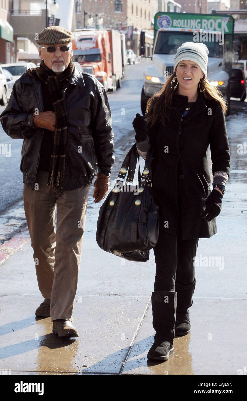 Park City, 2008-1-23 / Actor DENNIS HOPPER and his wife VICTORIA DUFFY ...