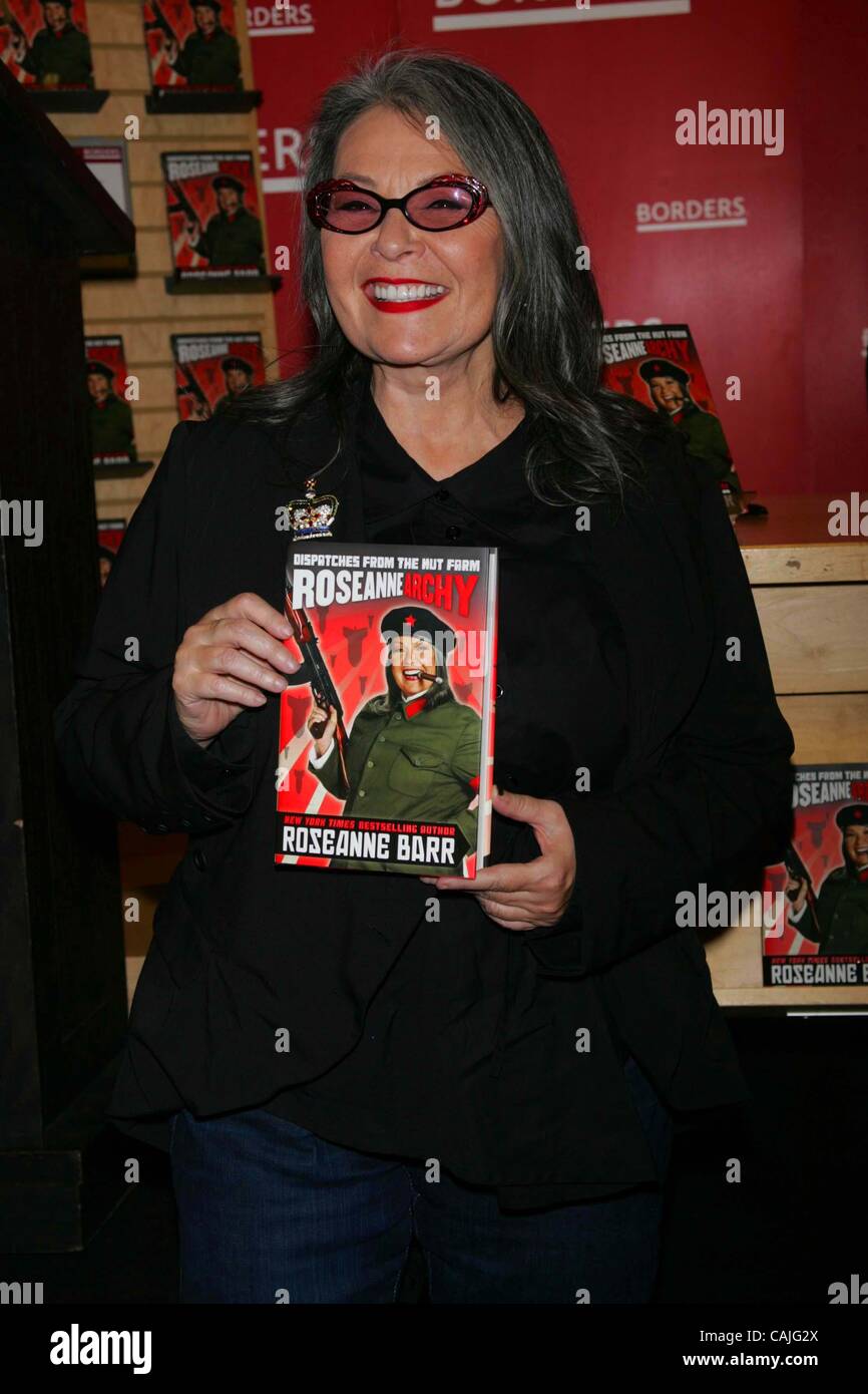 Jan. 6, 2011 - New York, New York, U.S. - ROSEANNE BARR signs copies of ...
