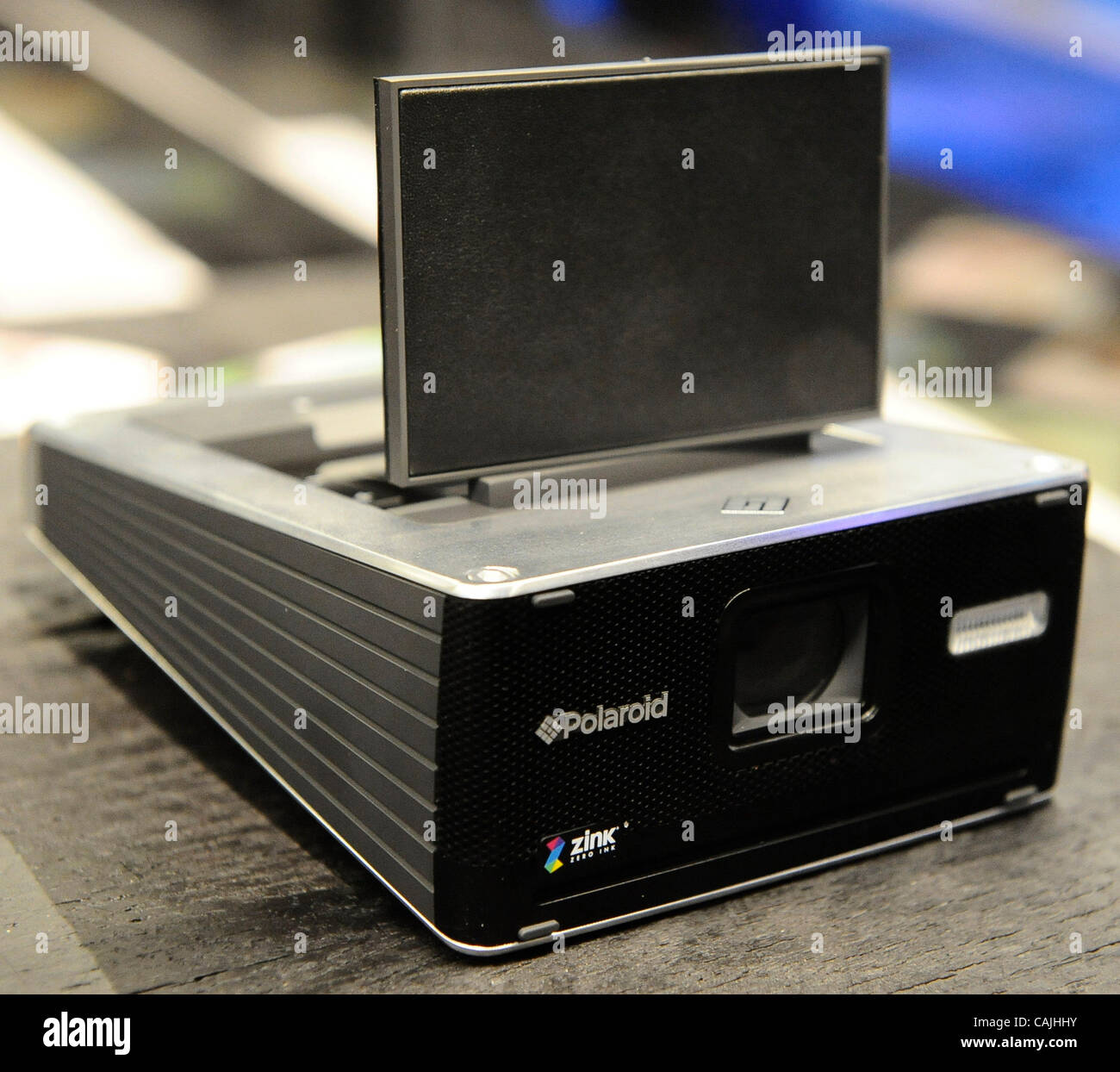 Jan 7, 2010 - Las Vegas Nevada, USA. Polaroid displays their new ...