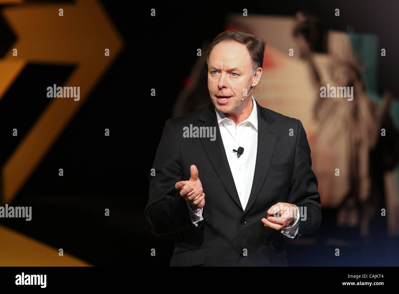 Jan. 10, 2011 - Detroit, Michigan, USA. Ian Robertson, member of the ...