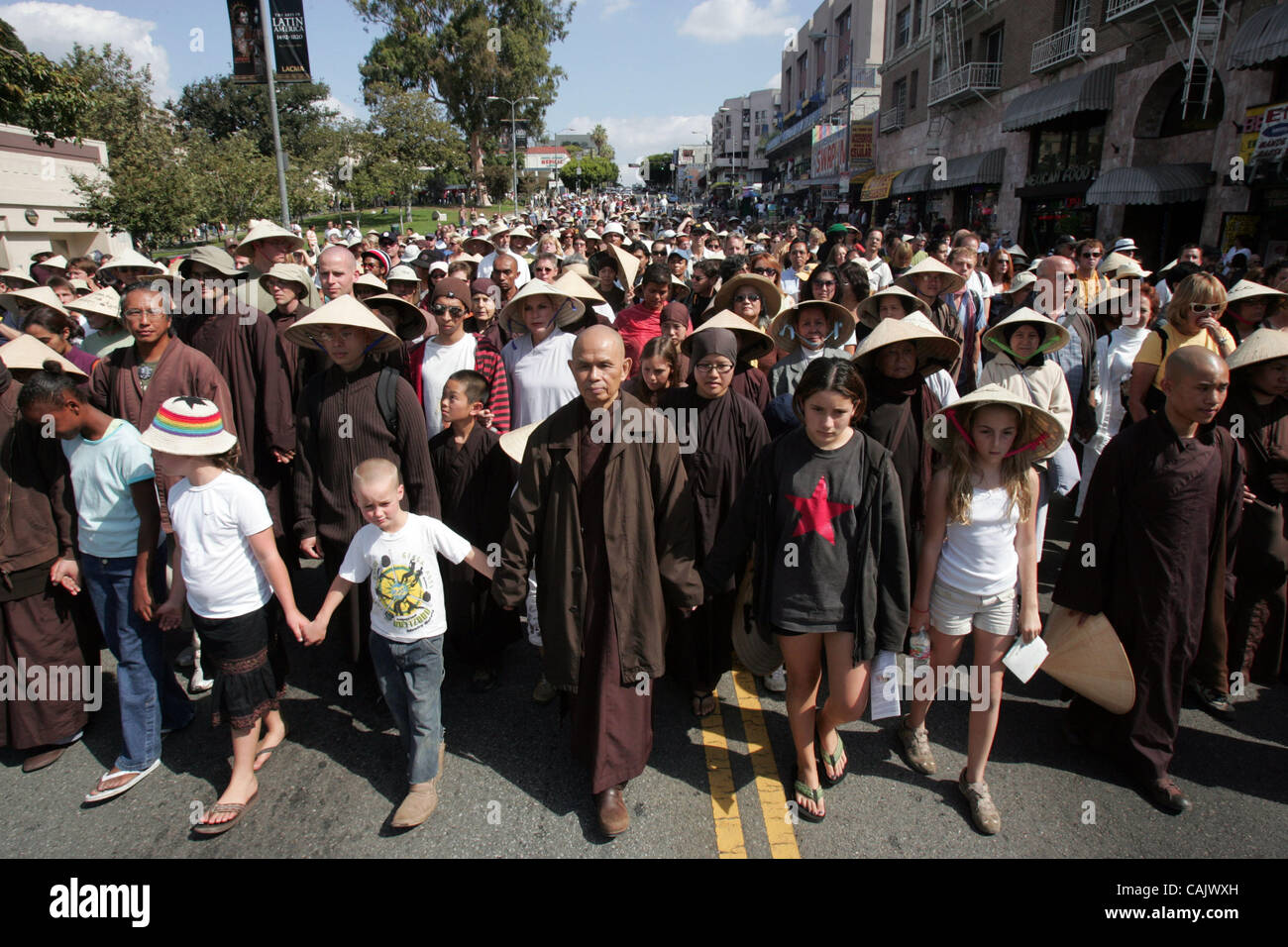 Zen Master, author, peace and human rights activist Thich Nhat Hanh ...