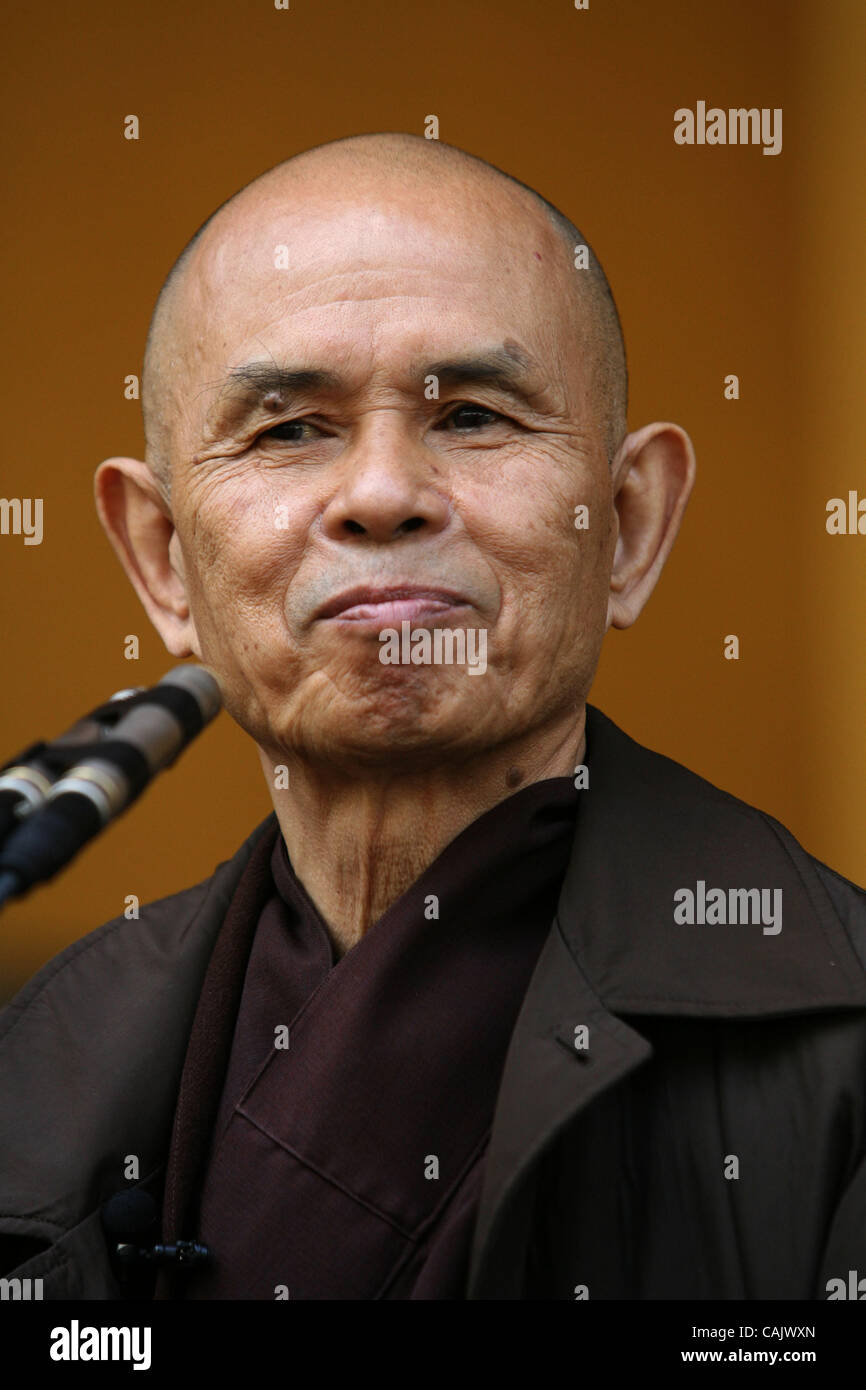 Zen Master, author, peace and human rights activist Thich Nhat Hanh ...