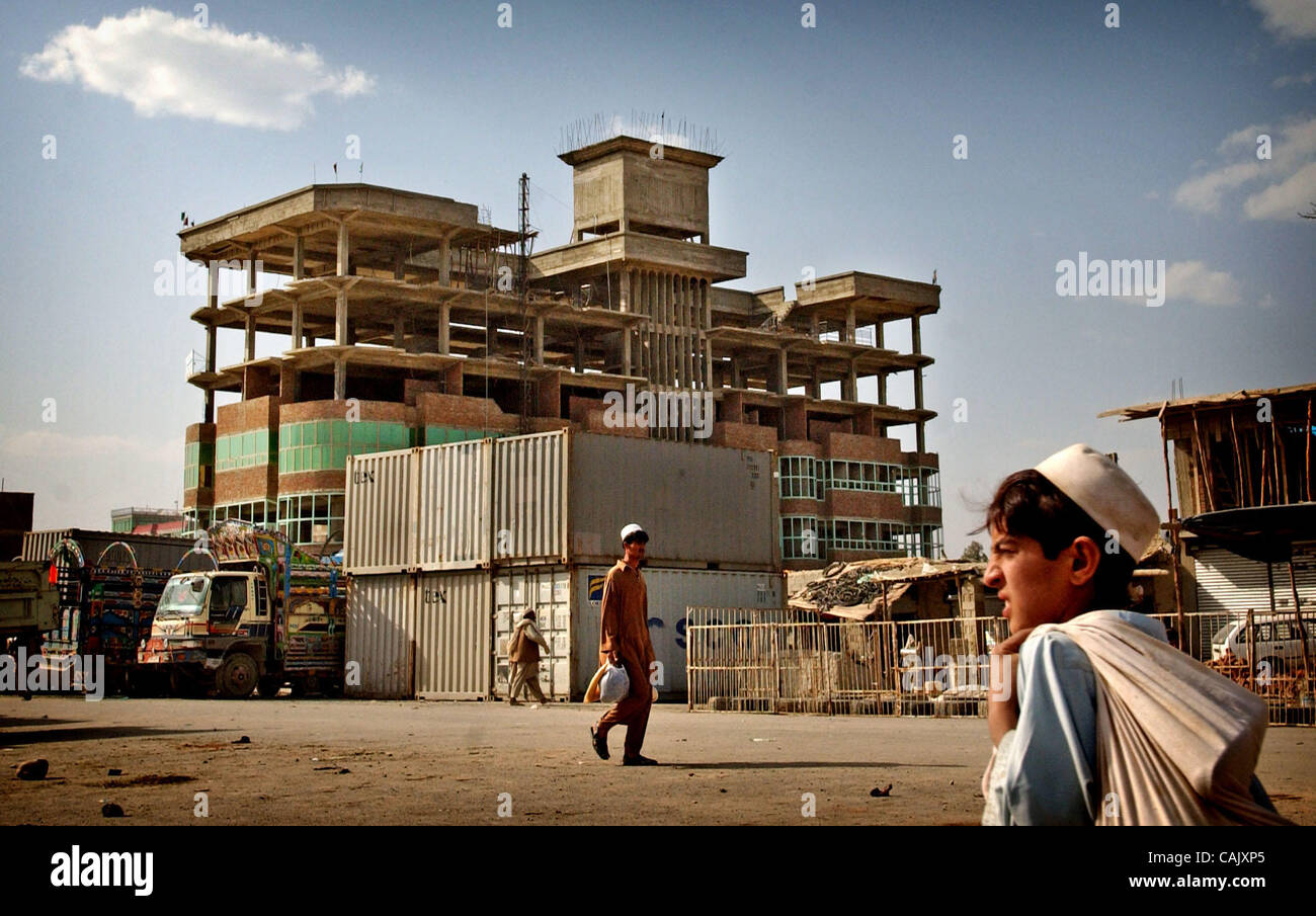 Oct 01, 2007 - Khost, Afghanistan - A new building under-construction ...