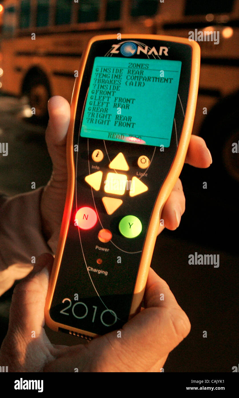 October 2, 2007, Oceanside, California, USA Detail view of a Zonar ...