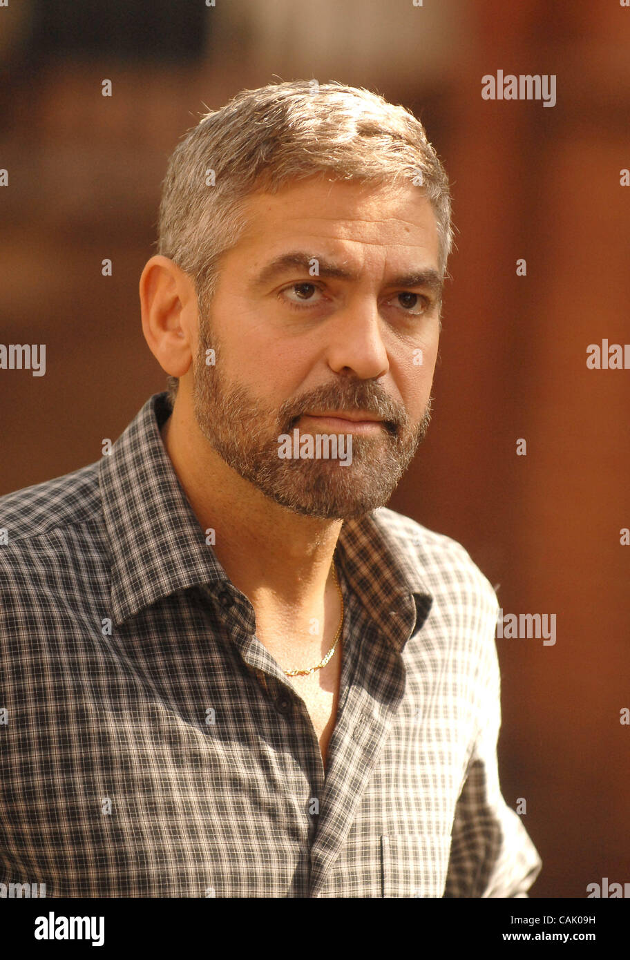 Oct 03, 2007 - New York, NY, USA - GEORGE CLOONEY on the set of 'Burn After Reading' in Brooklyn ...