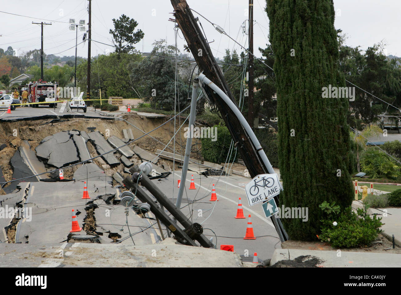 October 4th, 2007, San Diego, California, USA. This is the slide area ...