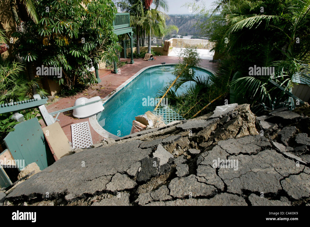 October 4th, 2007, San Diego, California, USA. This is a home along ...