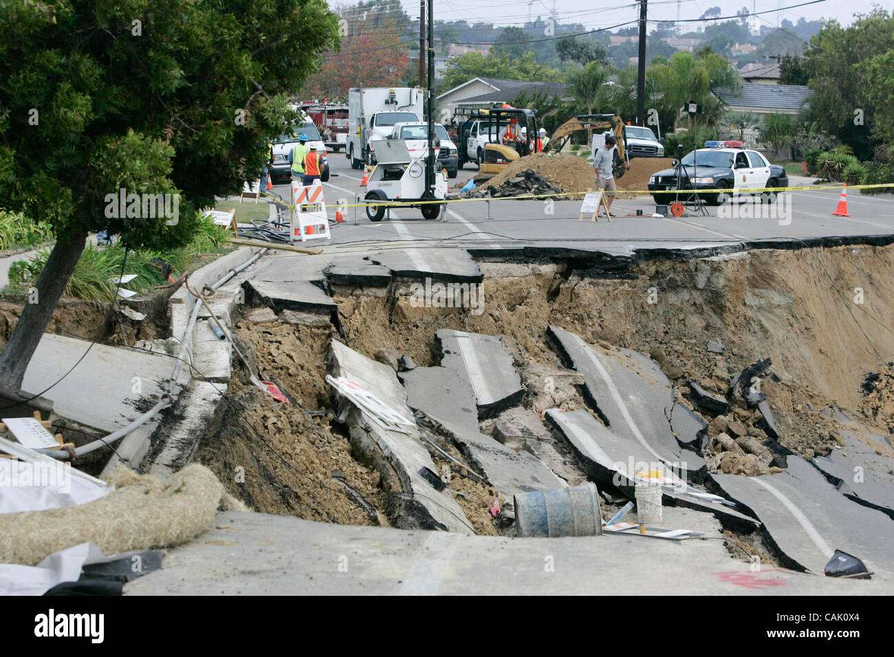 October 4th, 2007, San Diego, California, USA. This is the slide area ...
