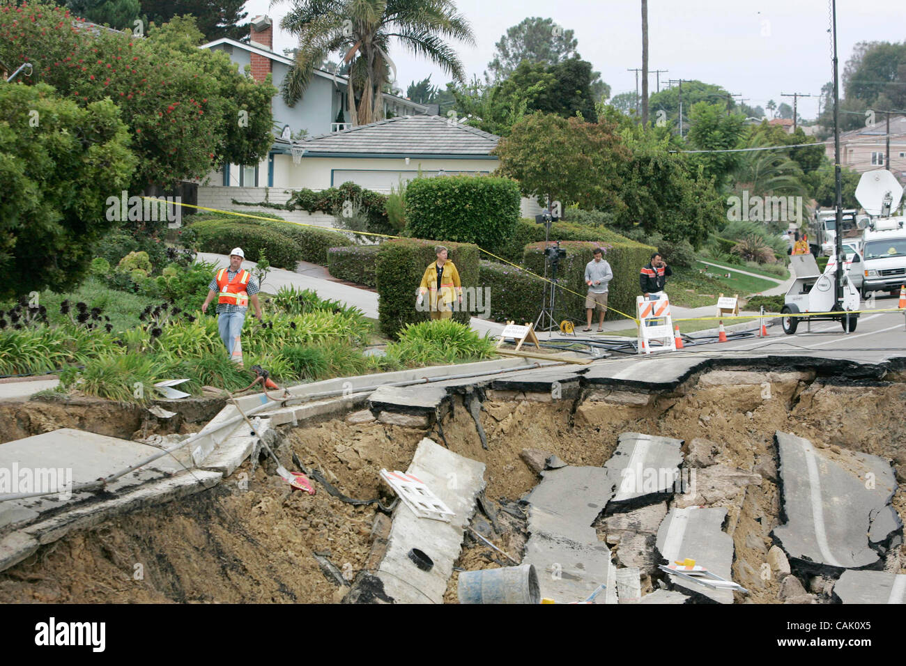 October 4th, 2007, San Diego, California, USA. This is the slide area ...