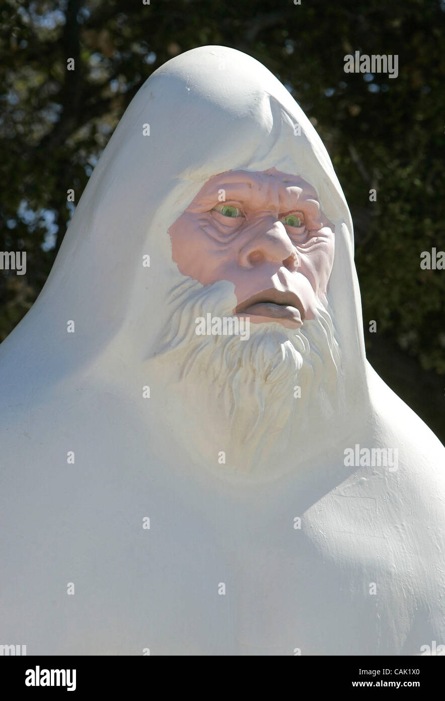 October 4, 2007, Ranchita, California, USA Detail view of the face and ...